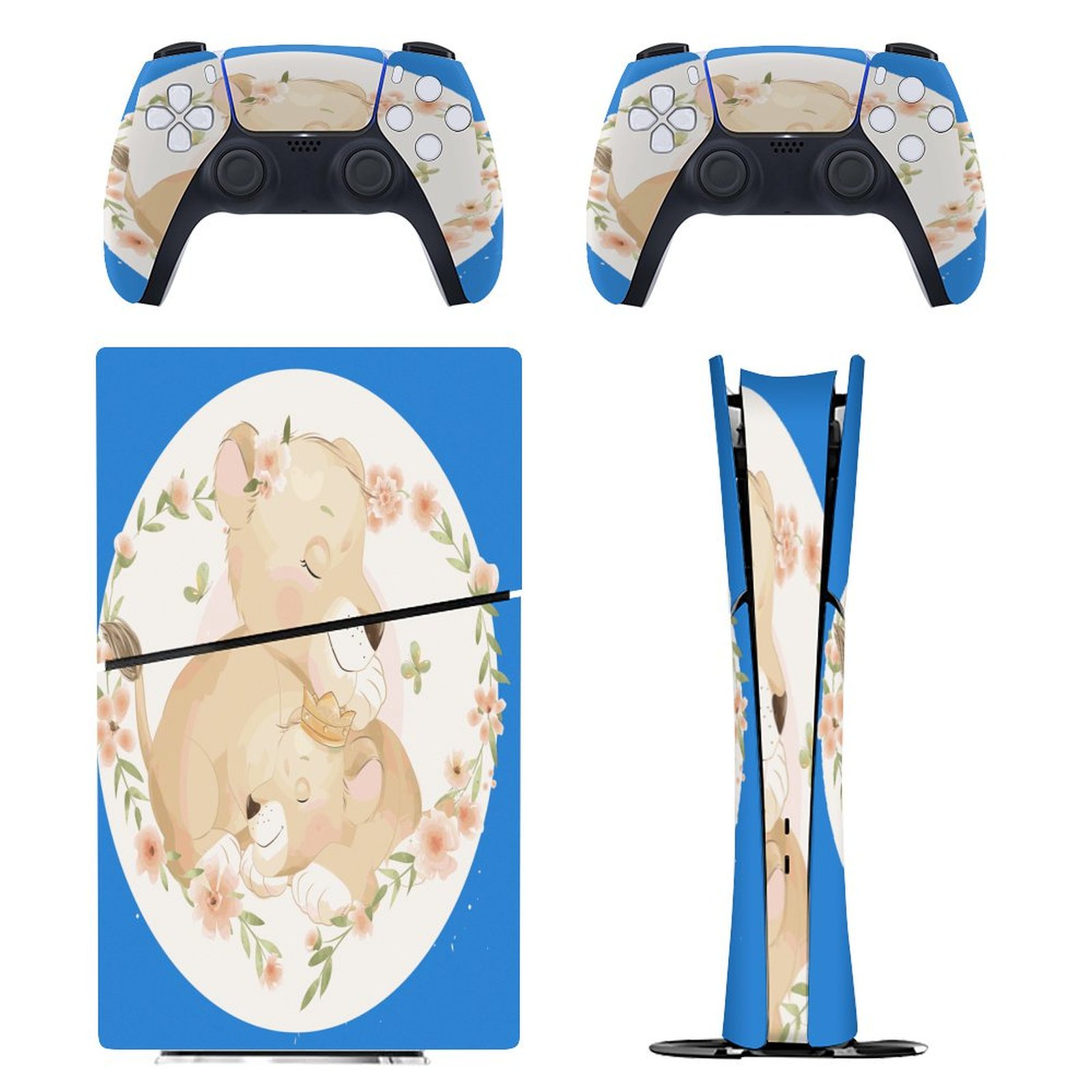 Mom, Little Lion PS5/PS5 Slim Digital Disc Skin Sticker For Console And ...