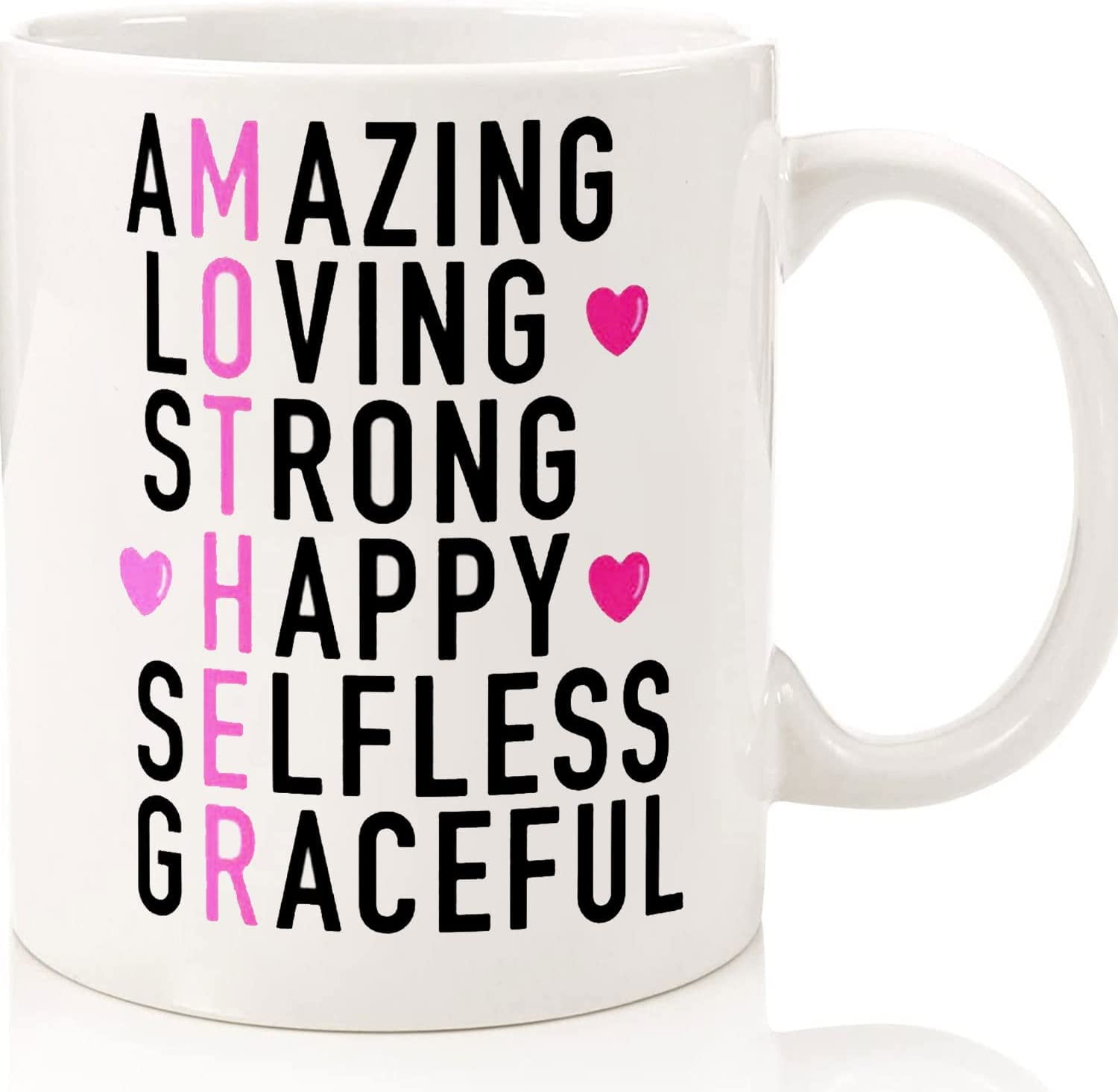 Mom Mug Amazing, Loving, Strong, Happy, Selfless, Graceful Mother ...