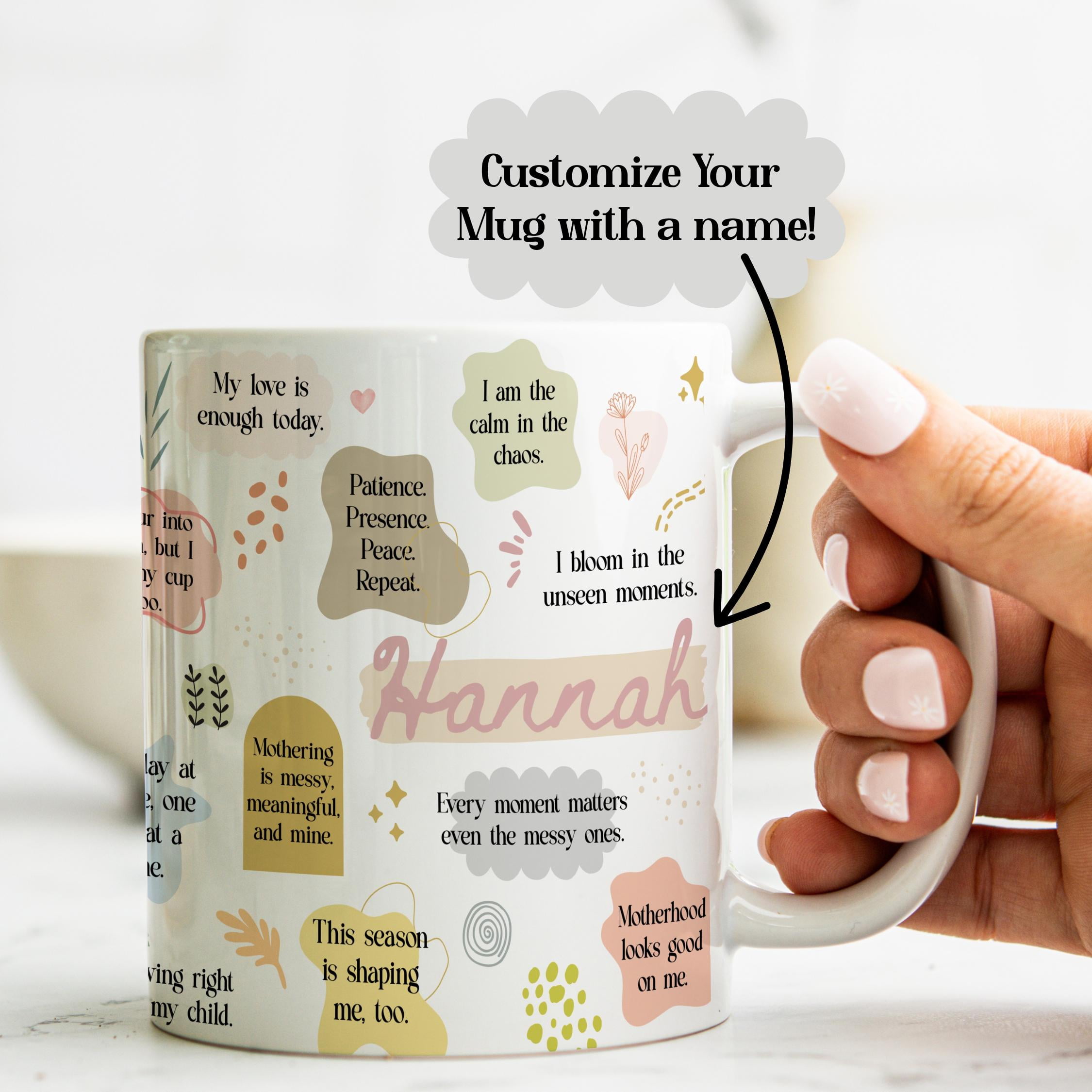 Mom Mug Coffee Cup for Mama, Affirmation Mug, Daily Reminder Gift ...