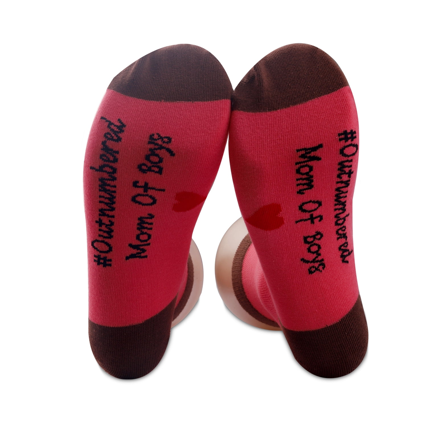 Mom Of Boys Gift #Outnumbered Socks Mom of Boys Out Numbered Socks ...