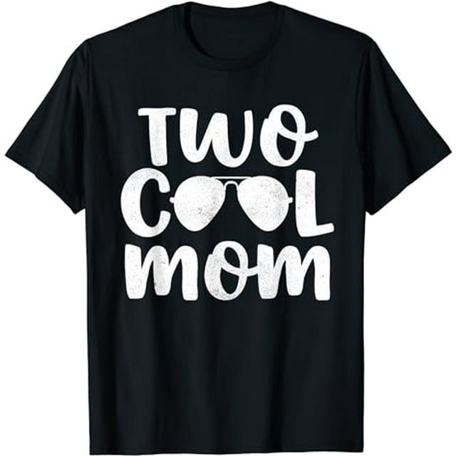 Mom Of The Birthday Boy Two Cool 2nd Bday Mother Mama Mommy T-Shirt ...