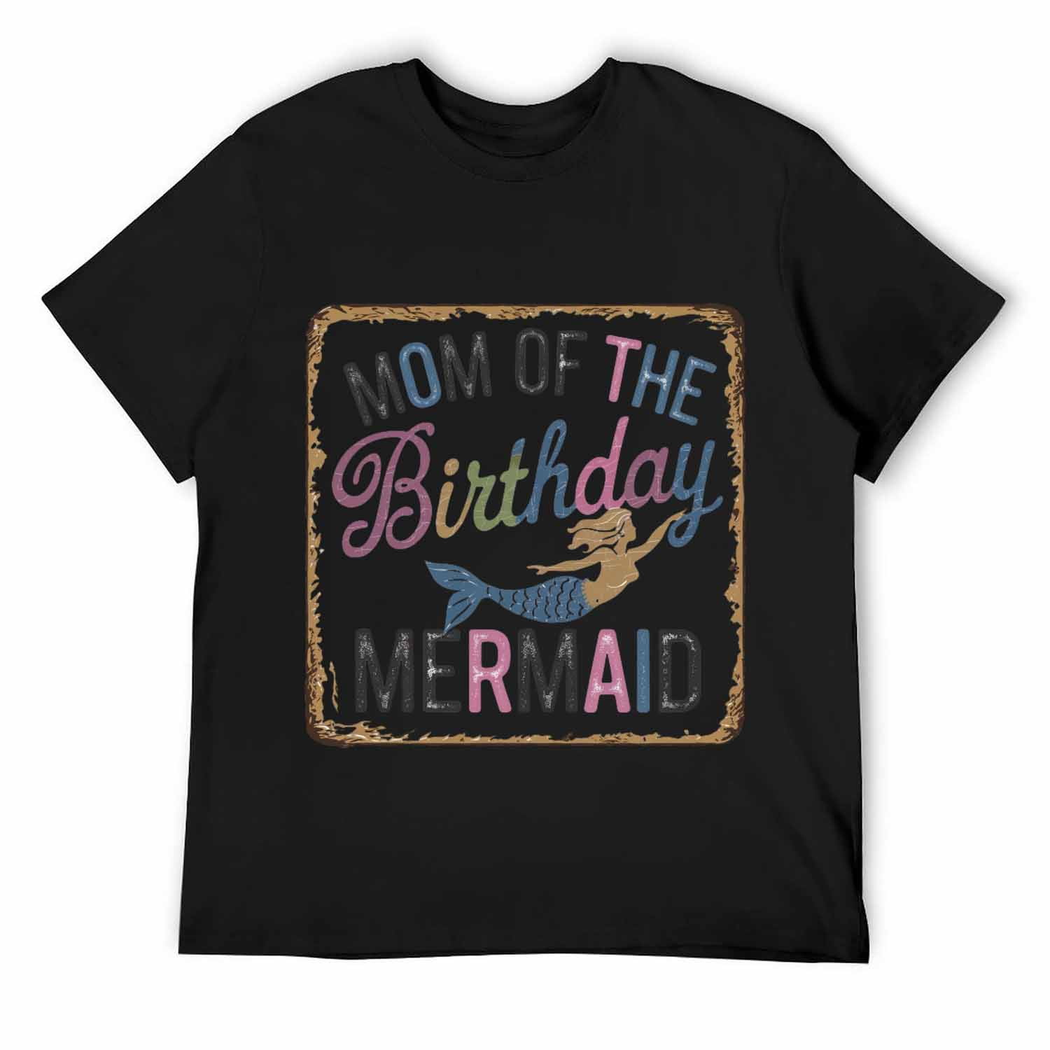 Mom Of The Birthday Mermaid Bowling Shirt Funny Bowling Gift Retro T ...
