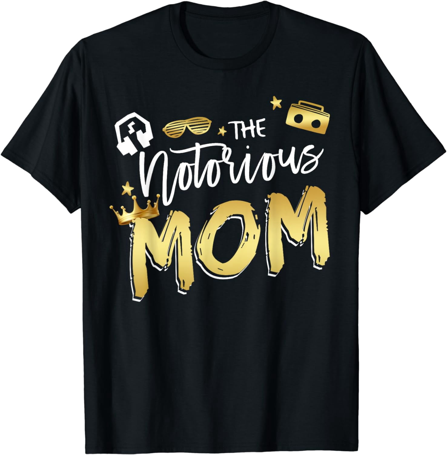Mom Of The Notorious One Old School Hip Hop 1st Birthday T-Shirt ...
