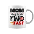 Mom Of The Two Fast 2Nd Birthday Boy Racing Car Coffee Mugs - Walmart.com