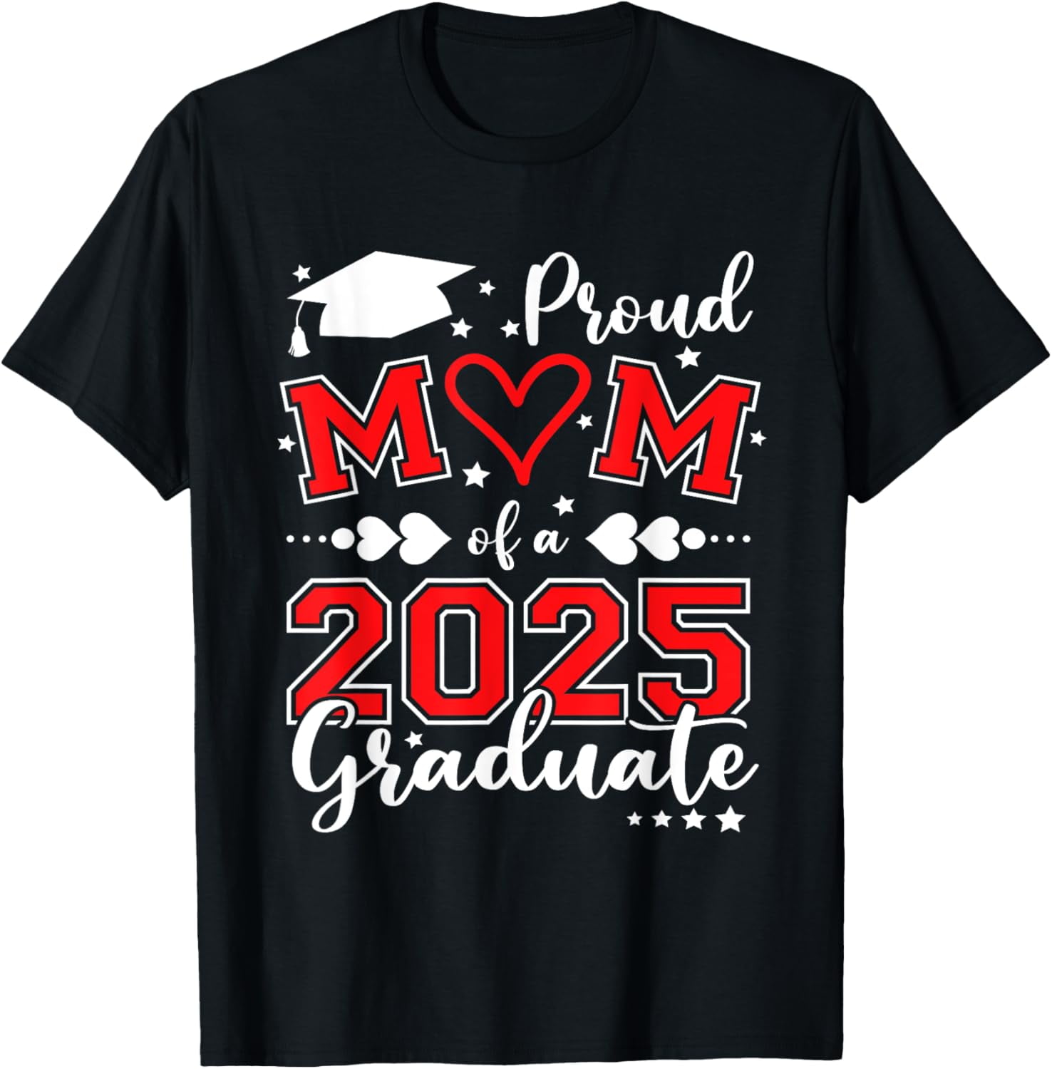 Mom Senior 2025 Proud Mom Of A Class Of 2025 Graduate T-Shirt - Walmart.com