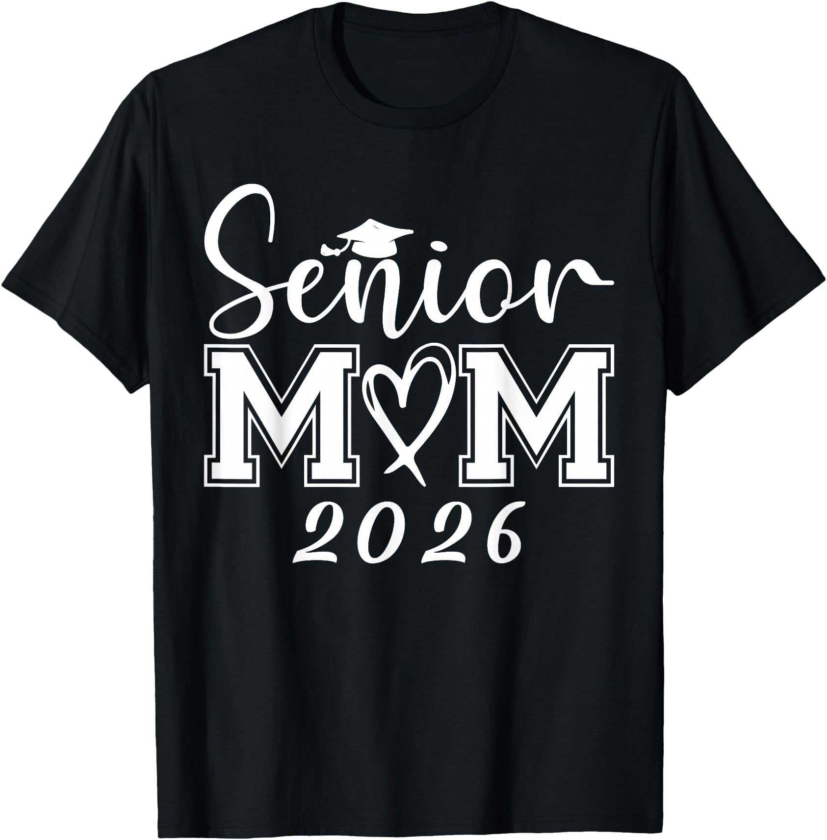 Mom Senior 2026 Proud Mom Of A Class Of 2026 Graduate Mother T-Shirt ...