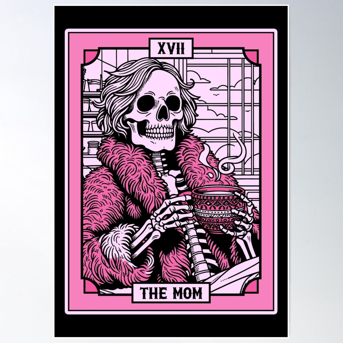 Mom Tarot Card Design, Divination, Occult, Funny Mom Gift Poster Wall ...