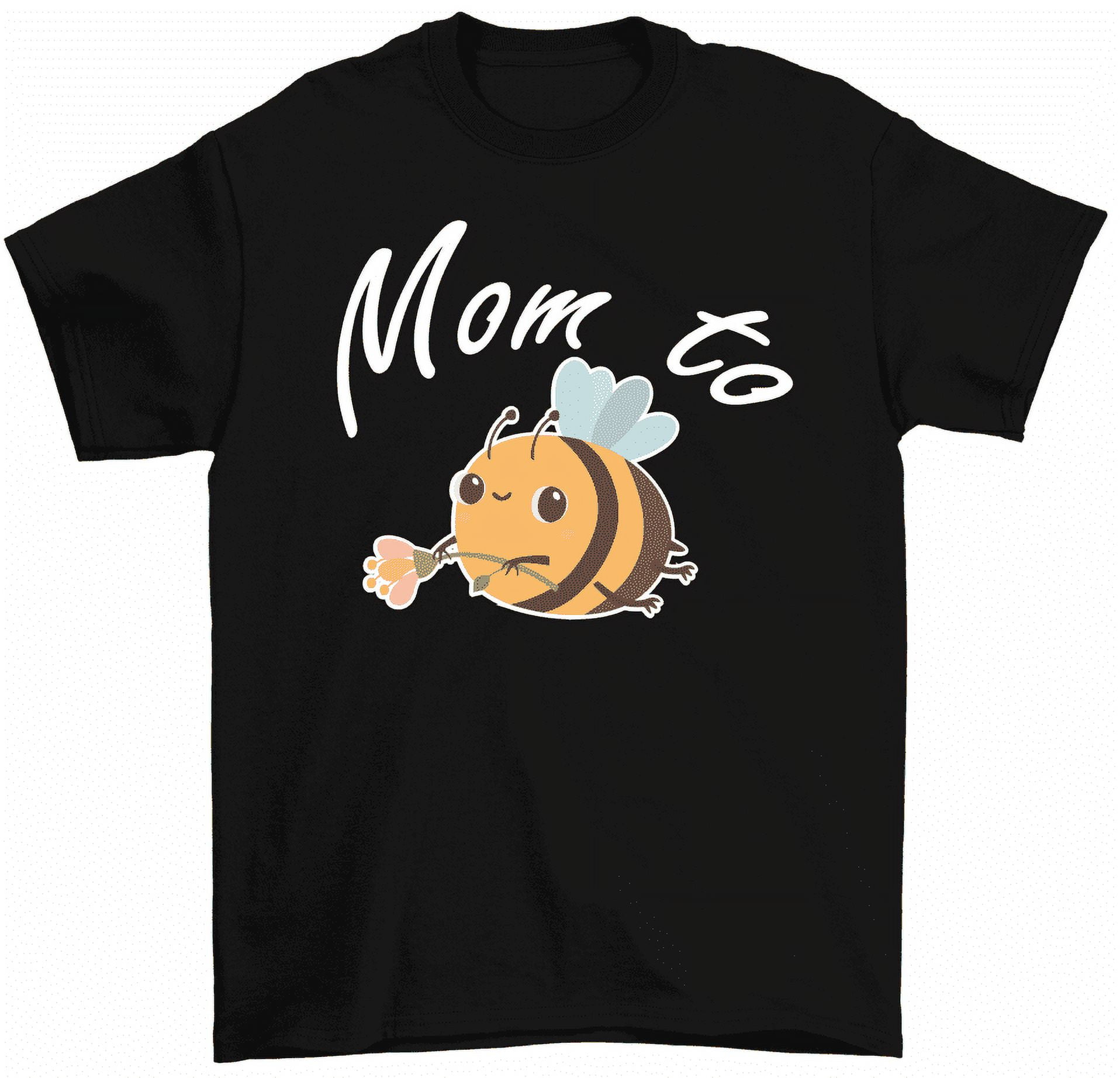 Mom To Bee Cute Pregnancy T-Shirt Expecting Mom Maternity Mom Bumblebee ...