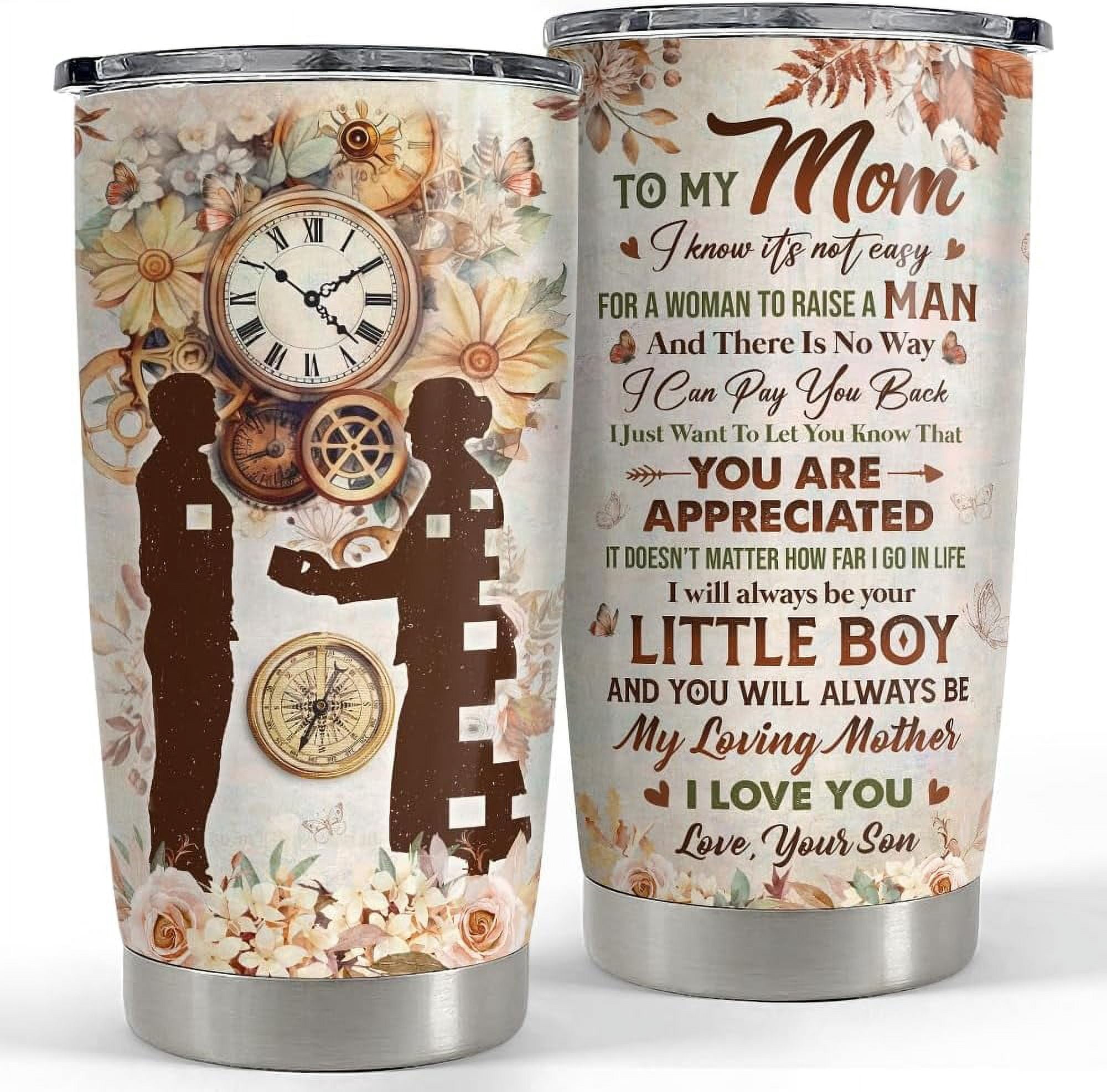 Mom Tumbler 20oz Best Mom Ever Gift Stainless Steel Insulated Tumblers ...