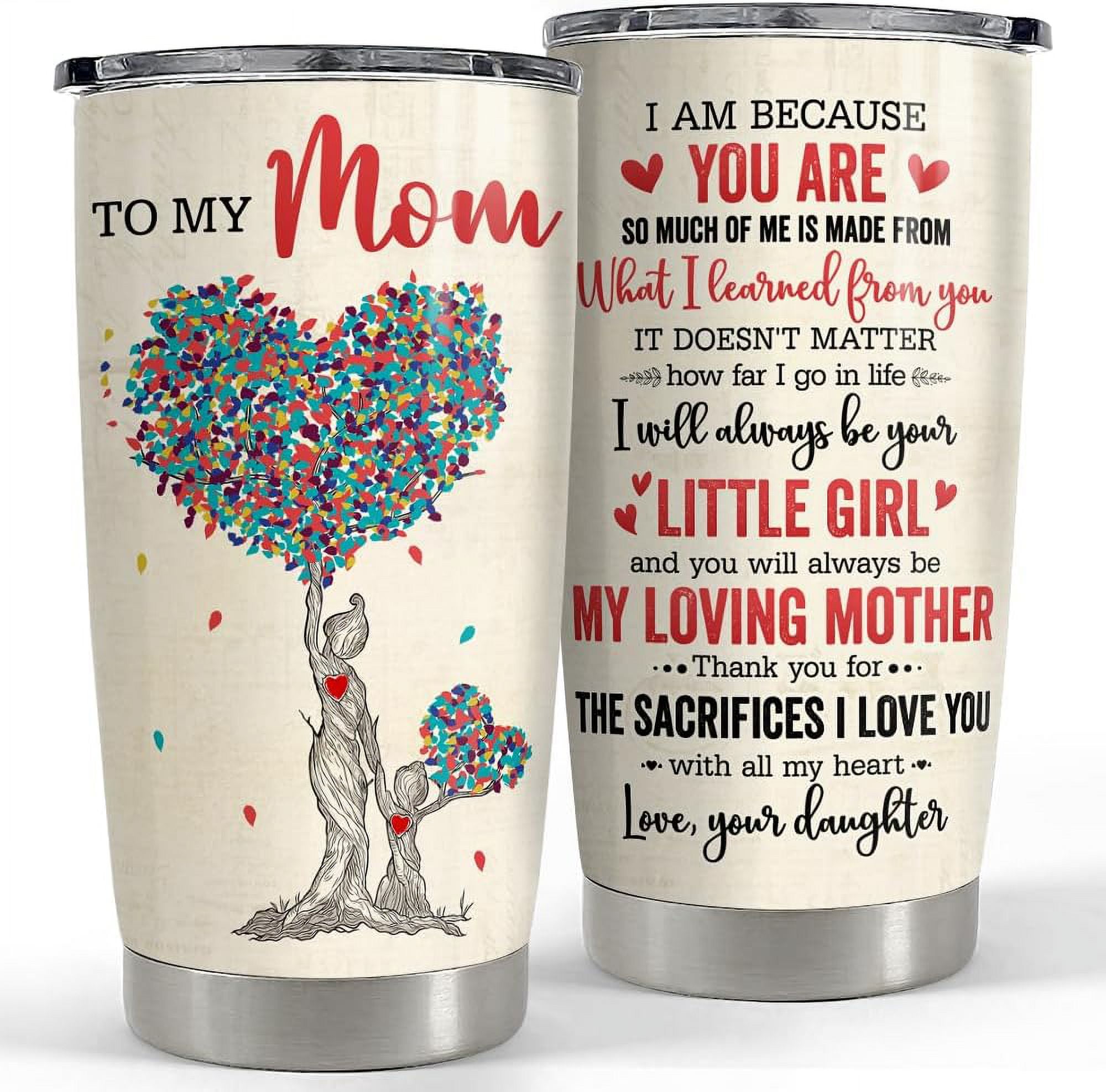Mom Tumbler 20oz Stainless Steel Insulated Tumblers Coffee Travel Mug ...