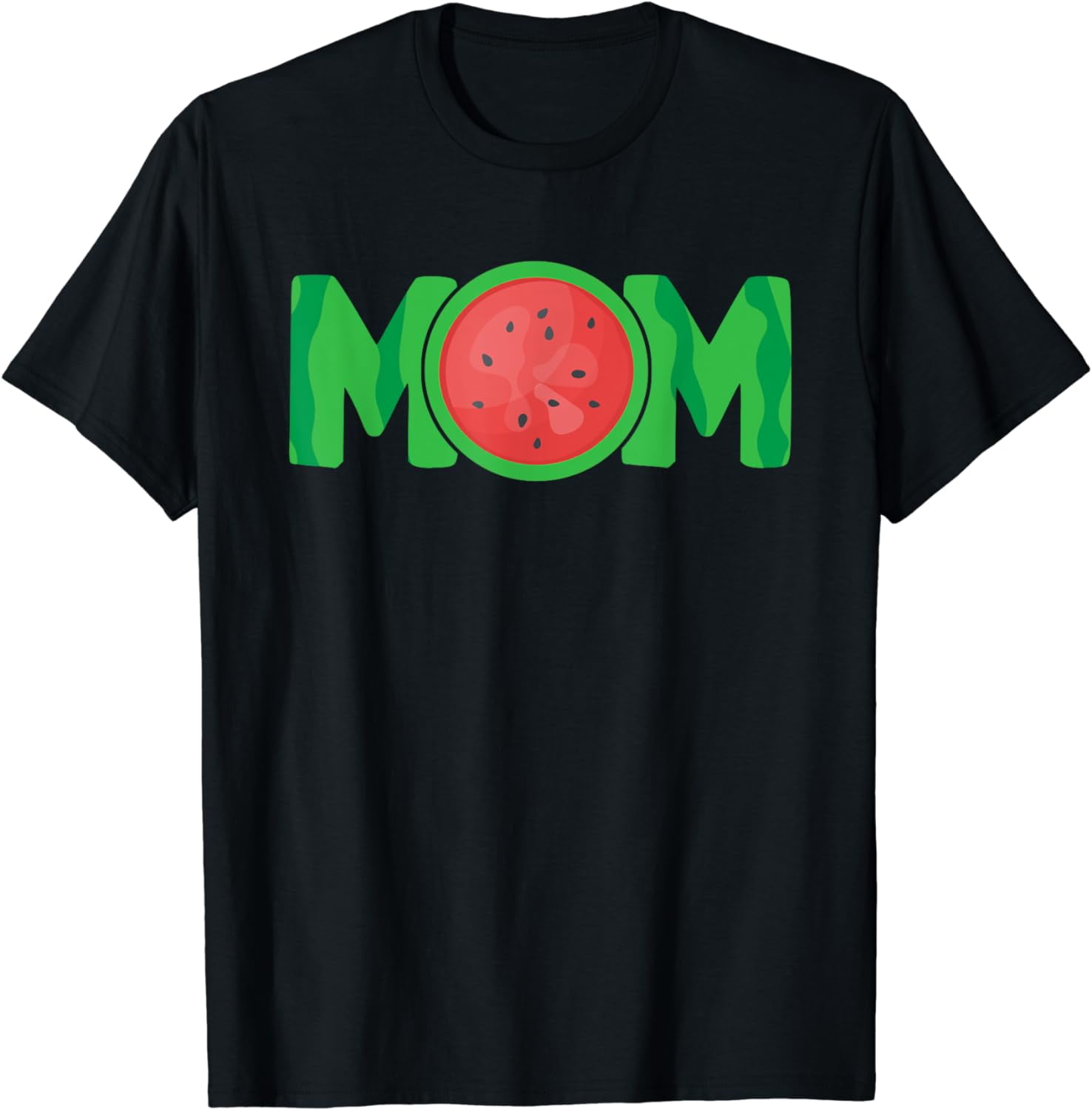 Mom Watermelon Tropical Summer Fruit Mother T-Shirt - Walmart.com