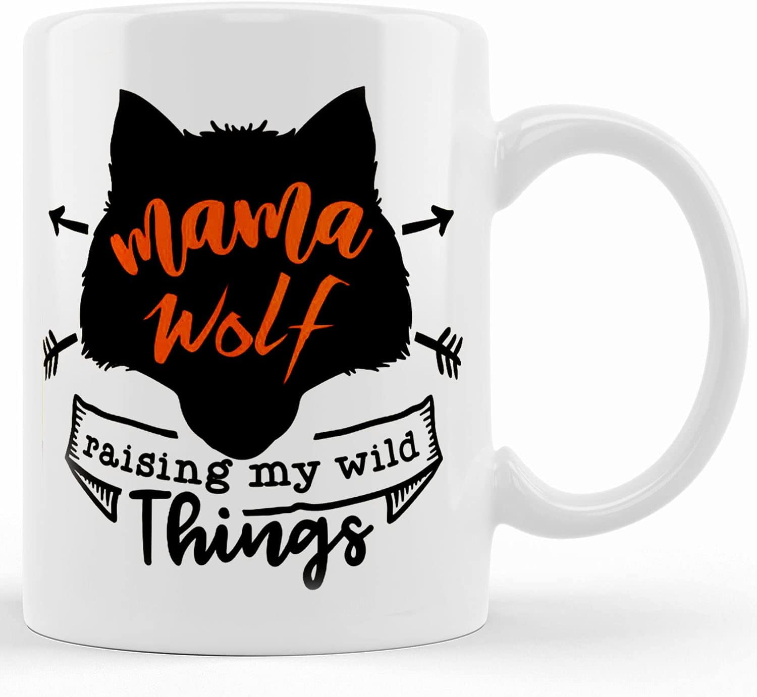 Mom Wolves Mommy Wolf Raised By Wolves Wwfc Wander Wanderer Wolf Pack Mug Cup Gift Tea Coffee ...