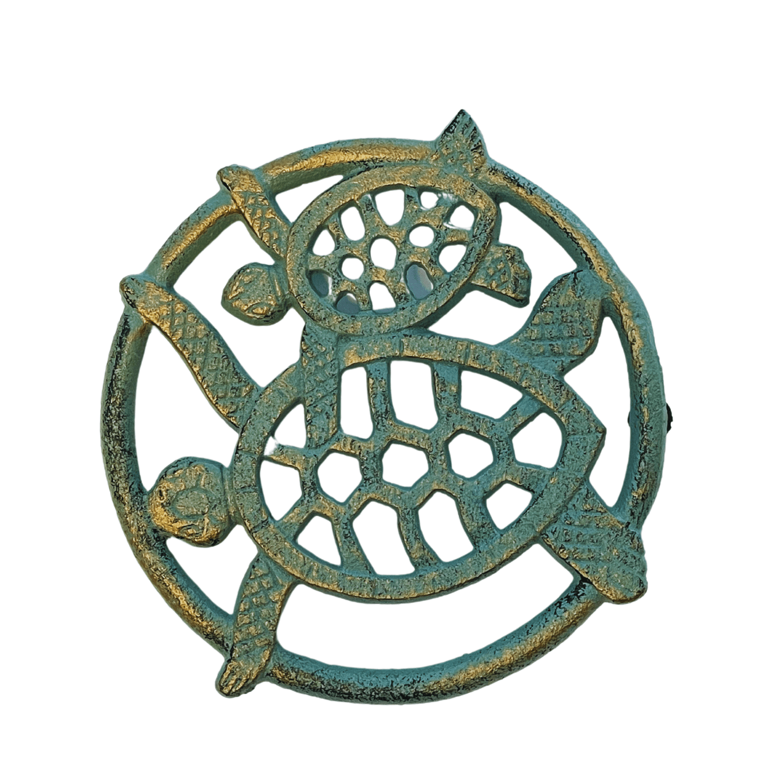 Mom and Baby Sea Turtles Tableop Trivet Cast Iron 6.75 Inches - Walmart.com