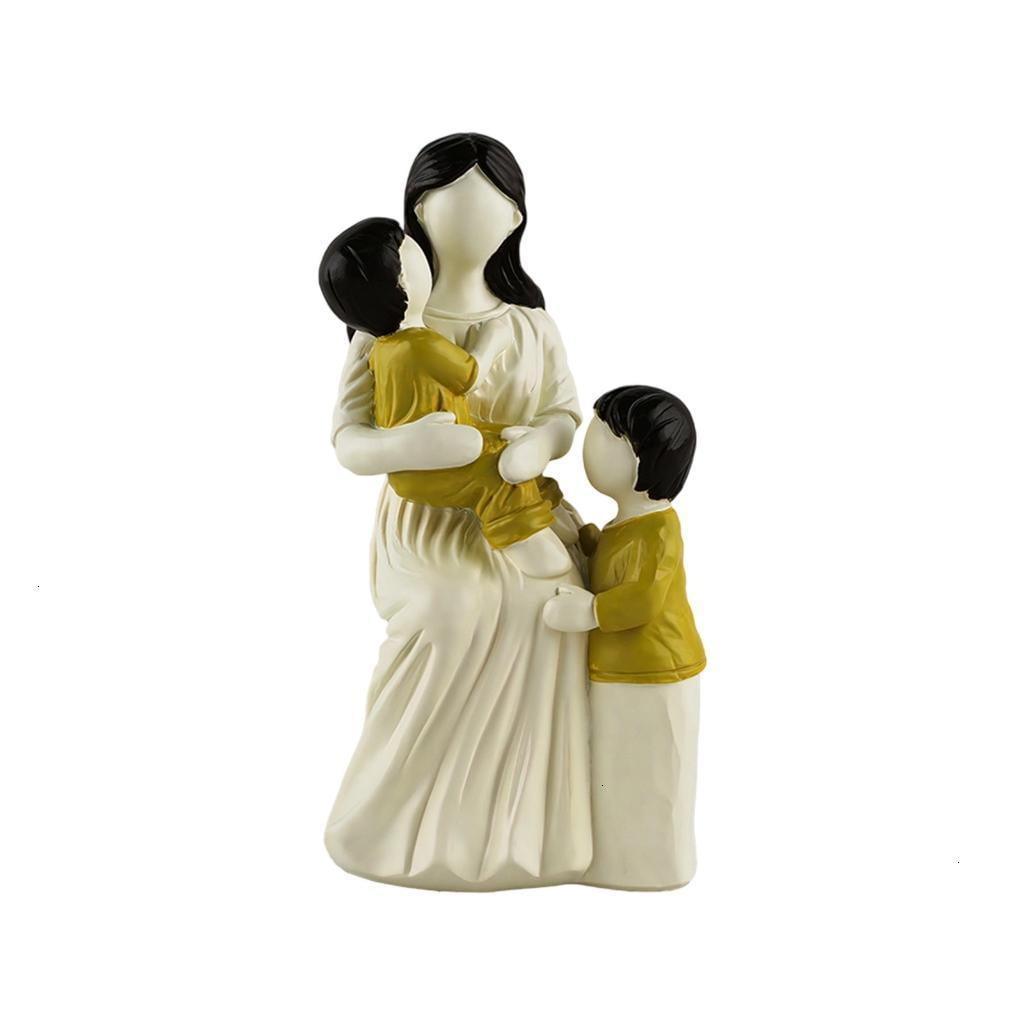 Mom and Child Statues Gift for Mother’s Day Mother Daughter Figurines ...