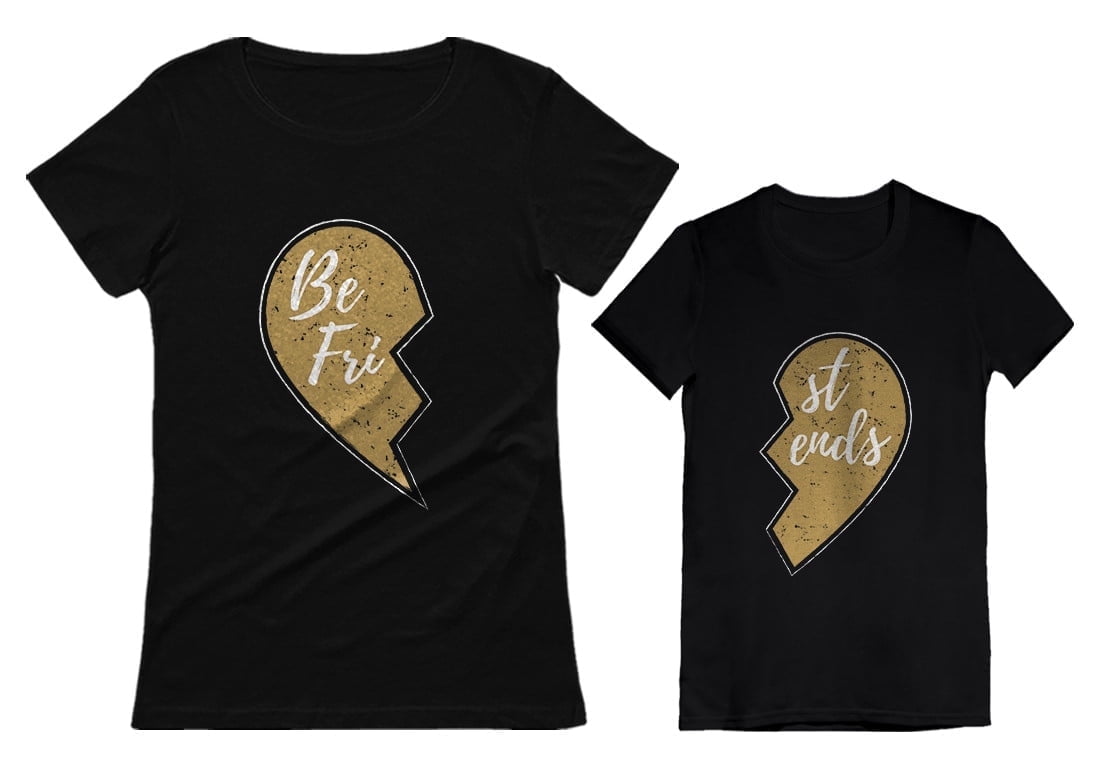 Mom and Daughter Matching Outfits Best Friends Women Shirt Toddler Girl ...
