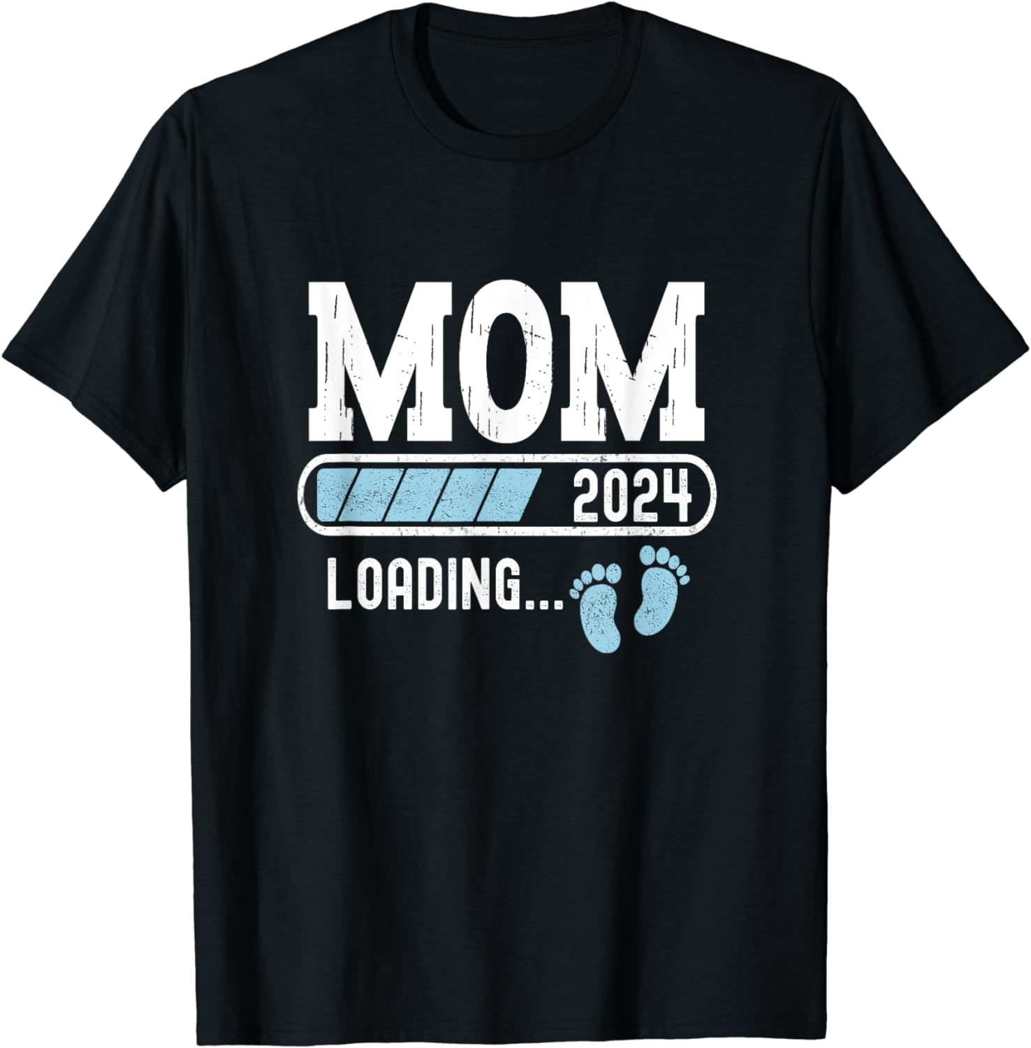 Mom loading 2024 Baby Boy Announcement Pregnancy T-Shirt - Walmart.com