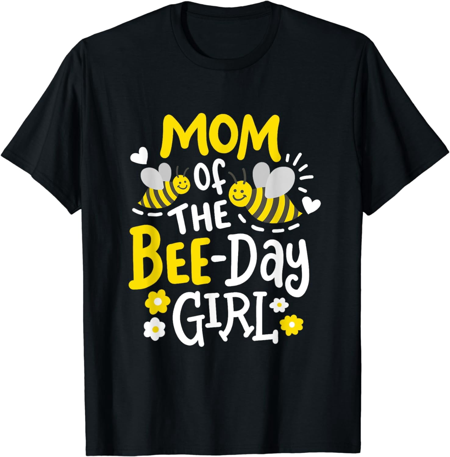 Mom of the Bee-Day Girl Birthday Party Matching Family Women T-Shirt ...