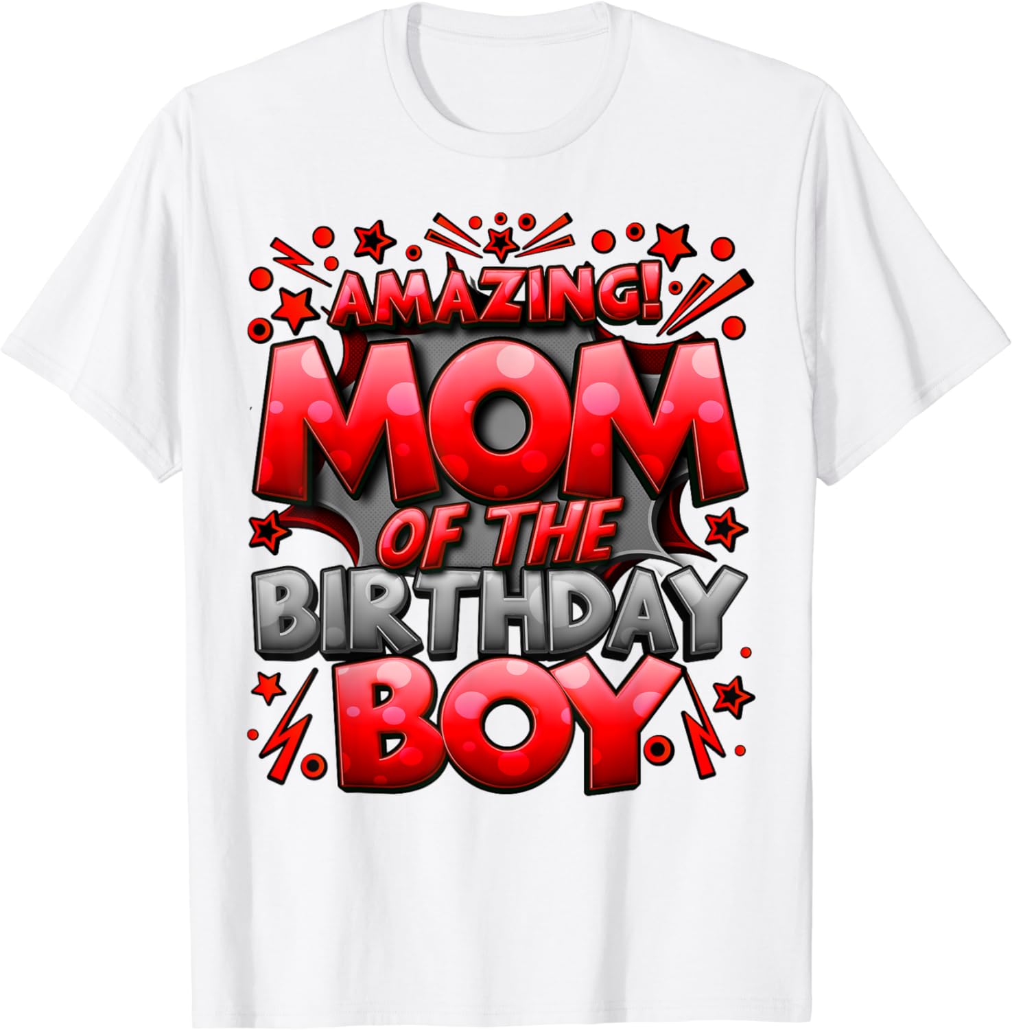 Mom Of The Birthday Boy Shirt