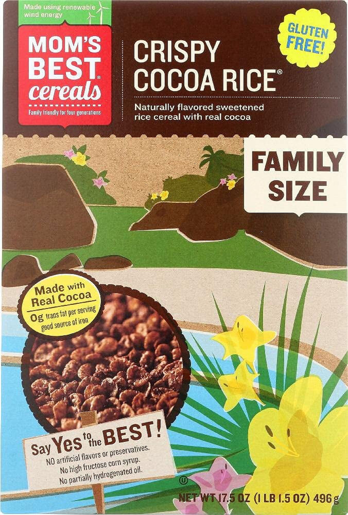 Mom's Best Cocoa Rice RRF12 Crisp Cereal - 17.5 OZ - Walmart.com