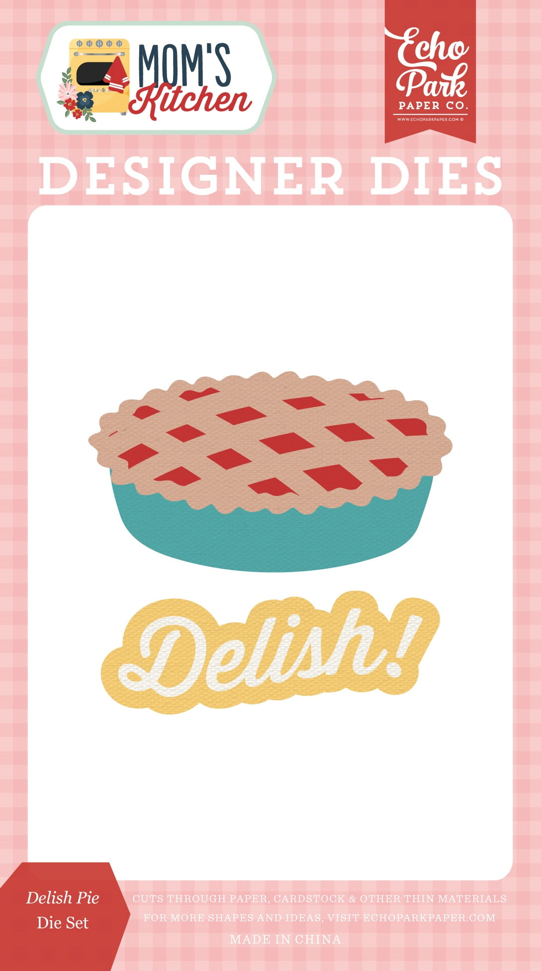 Mom's Kitchen Small Die Set-Delish Pie - Walmart.com
