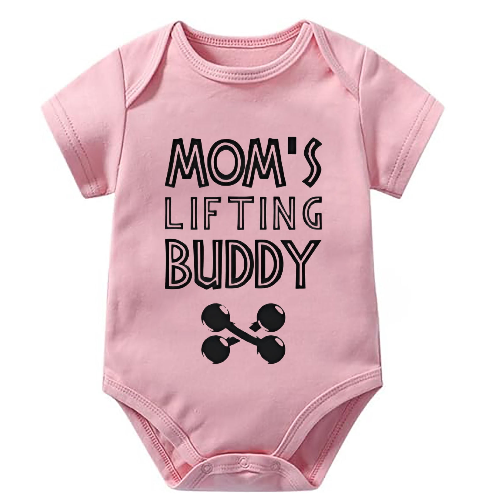 Mom's Lifting Buddy Baby First Outfit Hospital for Girl Short Sleeve ...