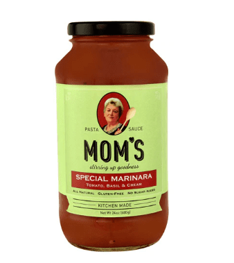 Mom's Pasta Sauce Special Marinara Sauce - Tomato, Basil and Cream ...