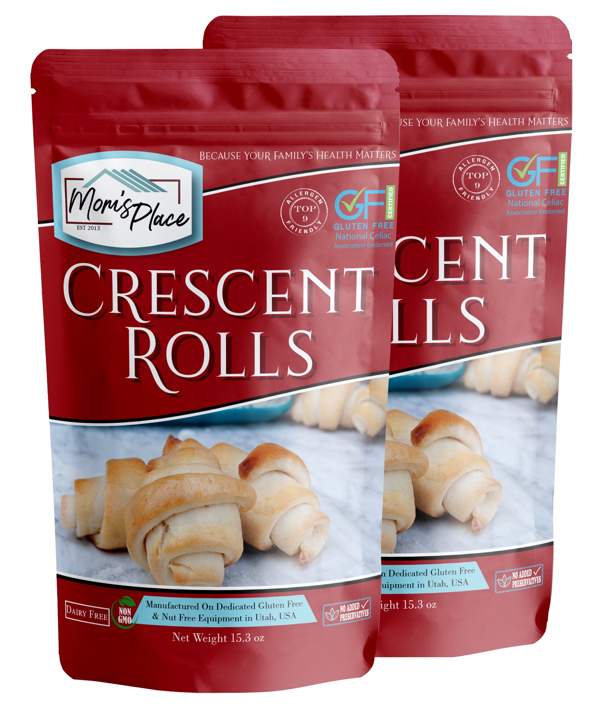 Mom's Place Gluten-Free, Crescent Roll Mix, 2-Pack, Soft & Fluffy ...