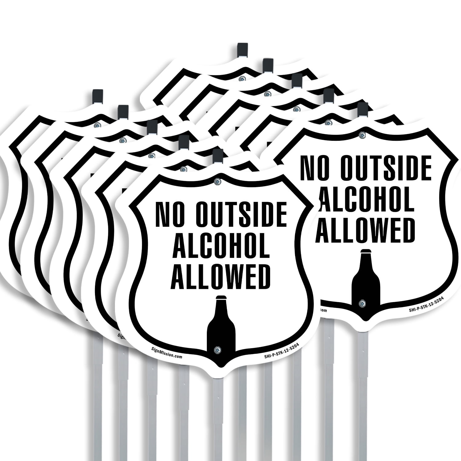 Mom's Relaxation Station (10 Pack) 12 inch X 12 inch Shield Shaped ...