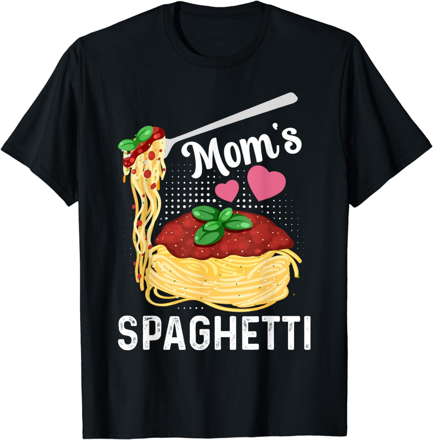 Mom's Spaghetti, Funny Spaghetti Lovers Costume Pasta T-Shirt - Walmart.com