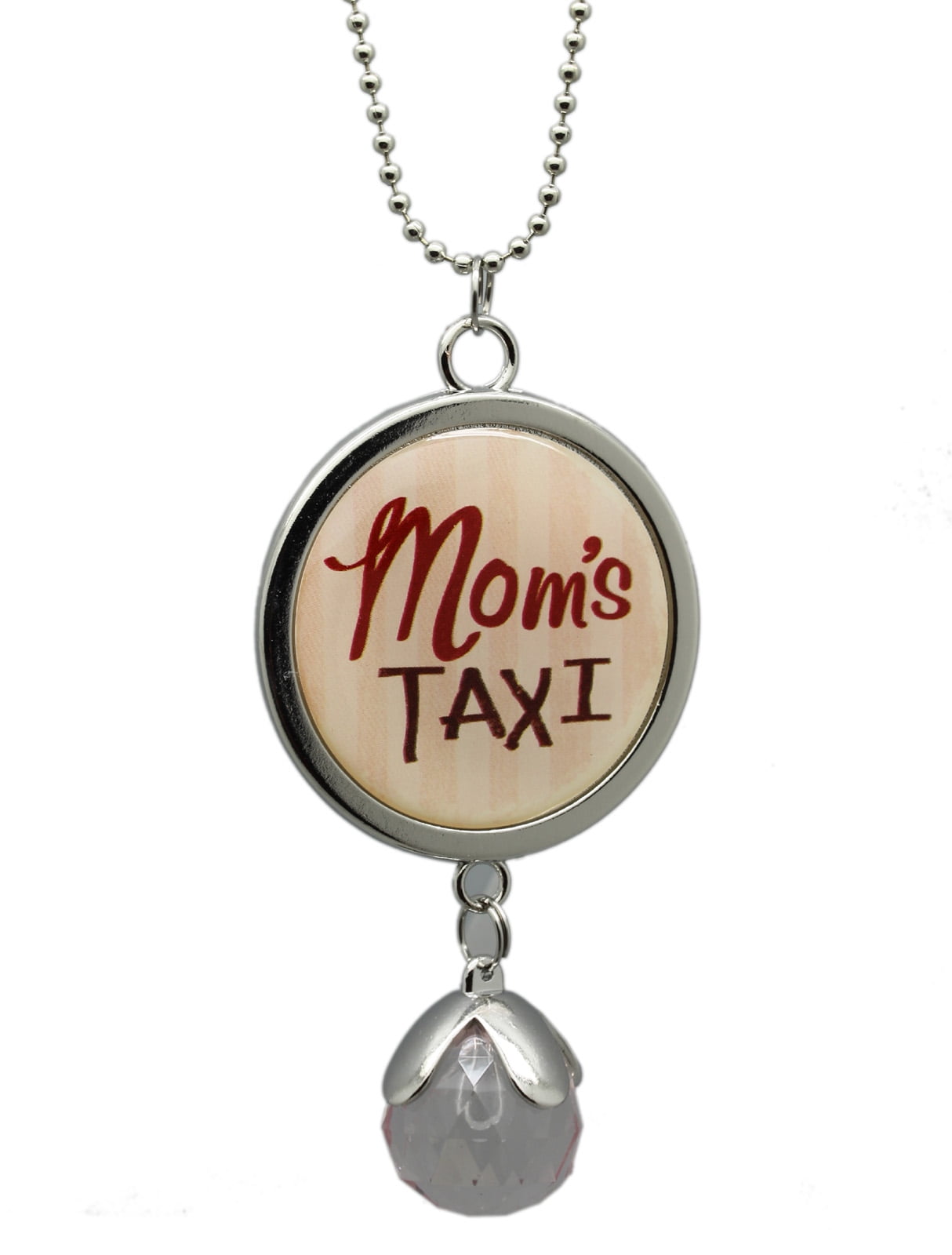 "Mom's Taxi" and "Available 24/7" Dangling Crystal Car Charm - By Ganz ...
