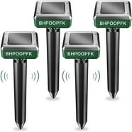 Paddsun 8 Pack Mole Repellent Solar Powered Ultrasonic Chipmunk ...