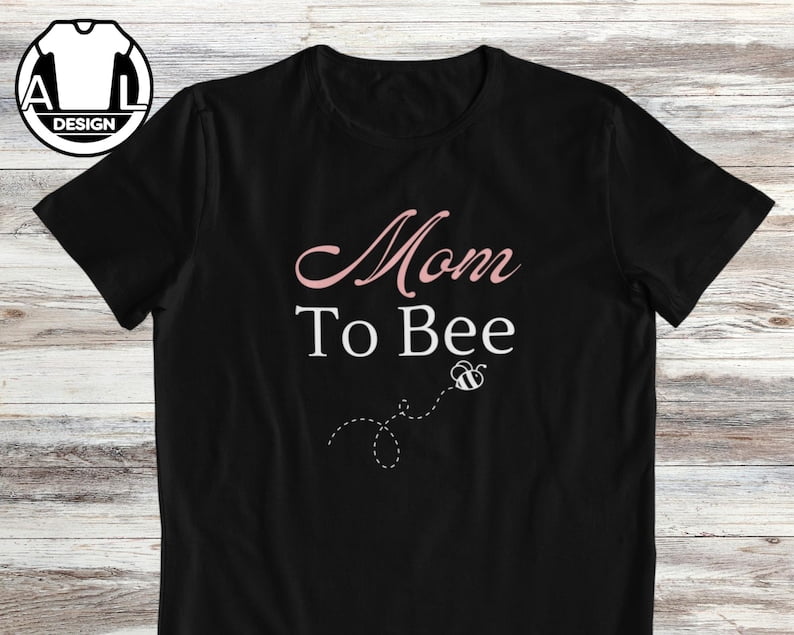 Mom to Be – Cute Pregnancy Announcement Tee, Baby Shower Shirt for ...