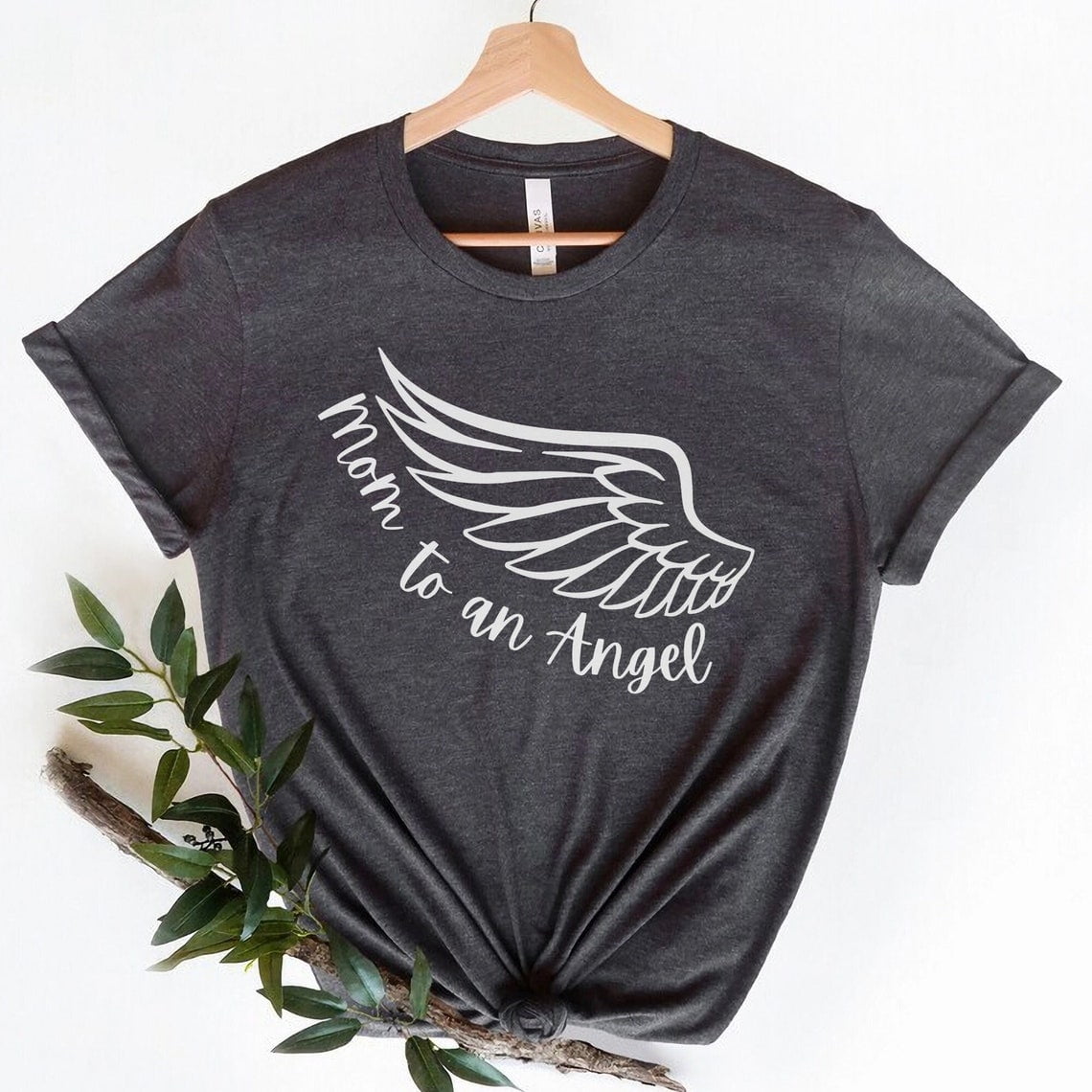 Mom to an Angel, Grieving Mother Shirt, Angel Mom Shirt, Memorial Shirt ...