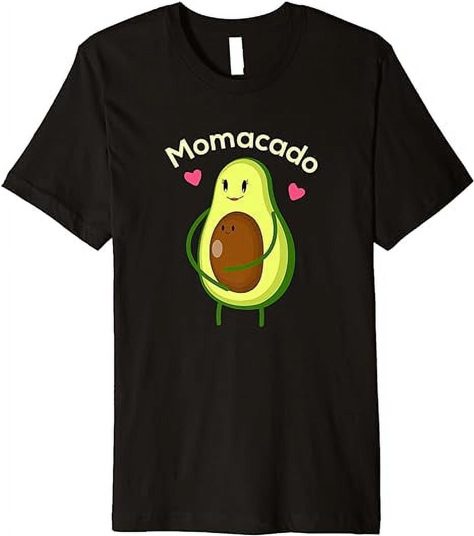Momacado Cute Avocado Pregnancy Announcement Expecting Mom Premium T ...