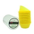 Mombake Premium Yellow Greaseproof Cupcake Liners Muffin Paper Baking ...