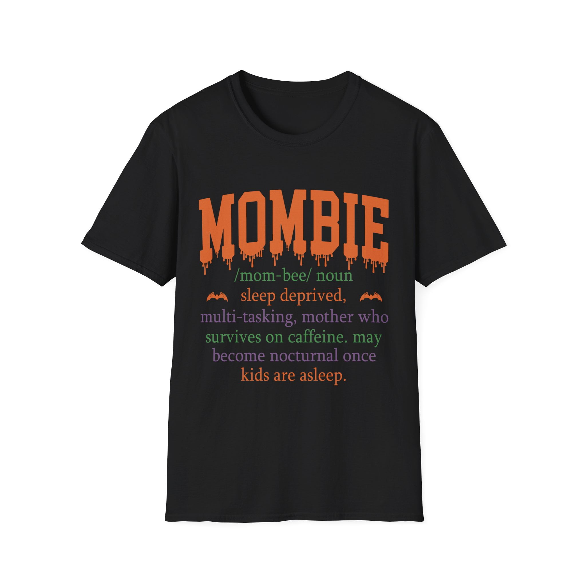 Mombie Definition Women's Halloween Shirt Funny Mom Momster Shirt - Walmart.com