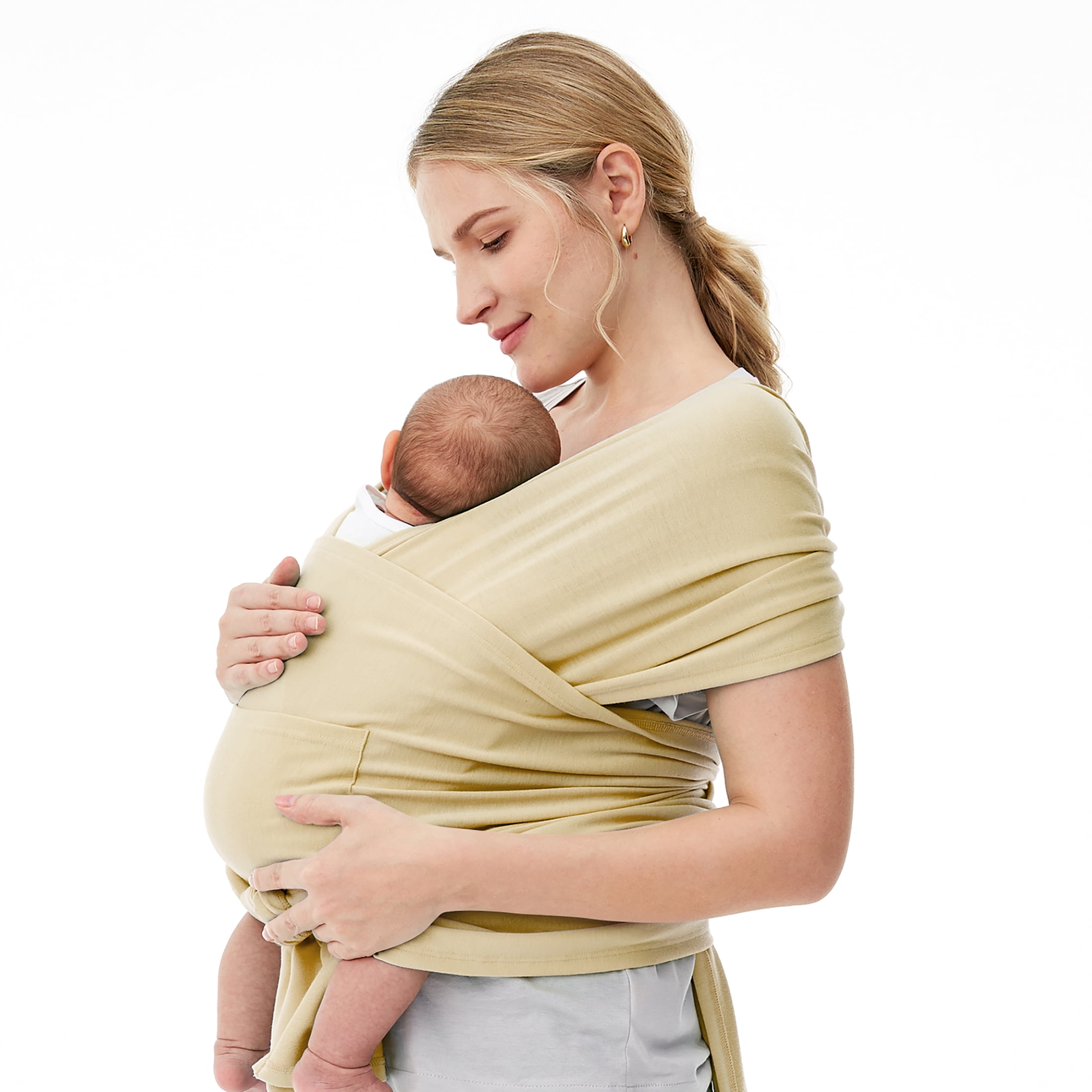 Momcozy Baby Wrap Carrier Slings, Infant Carrier Slings,Adjustable Baby ...