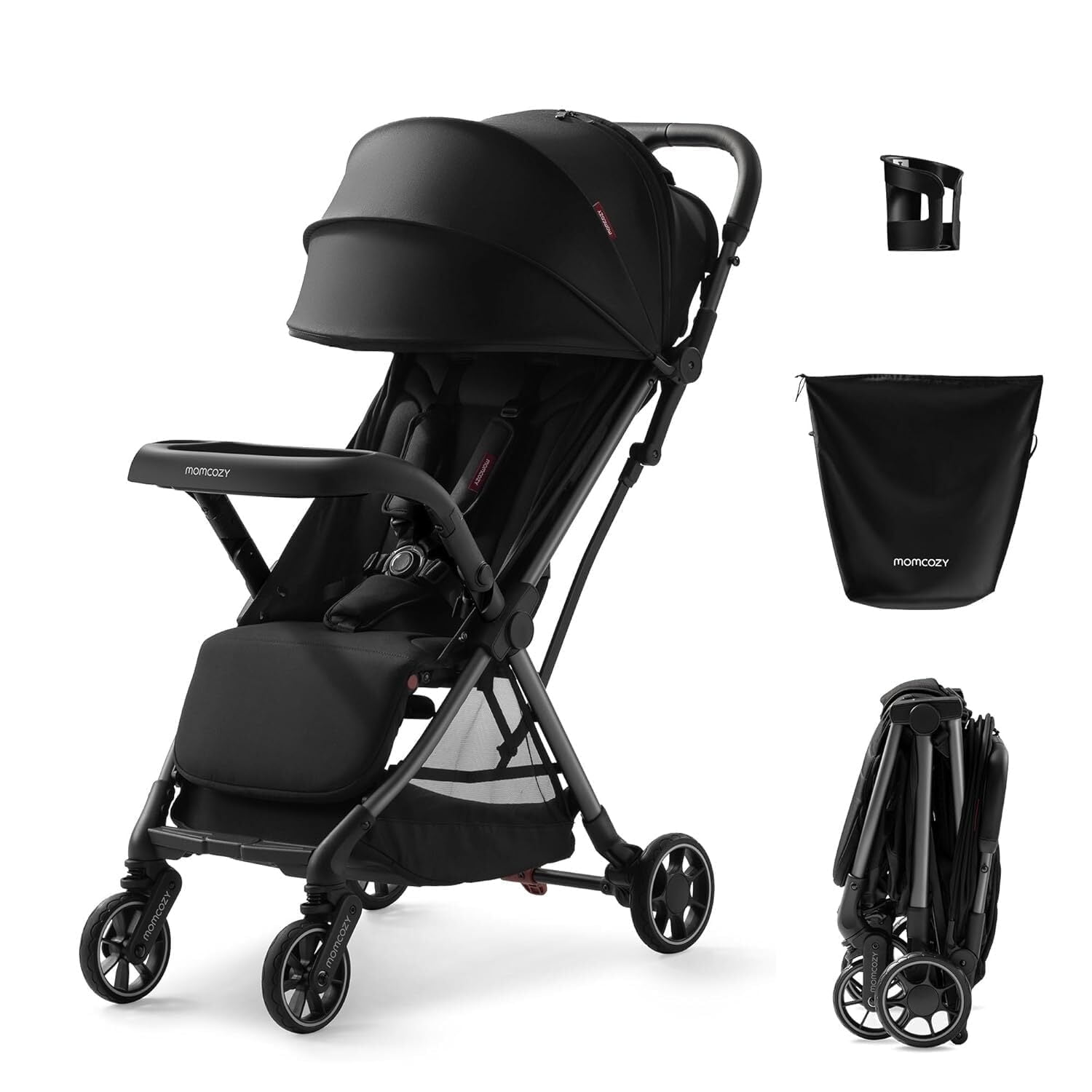 Momcozy ClickGo Lightweight Stroller, Compact Travel Stroller for ...