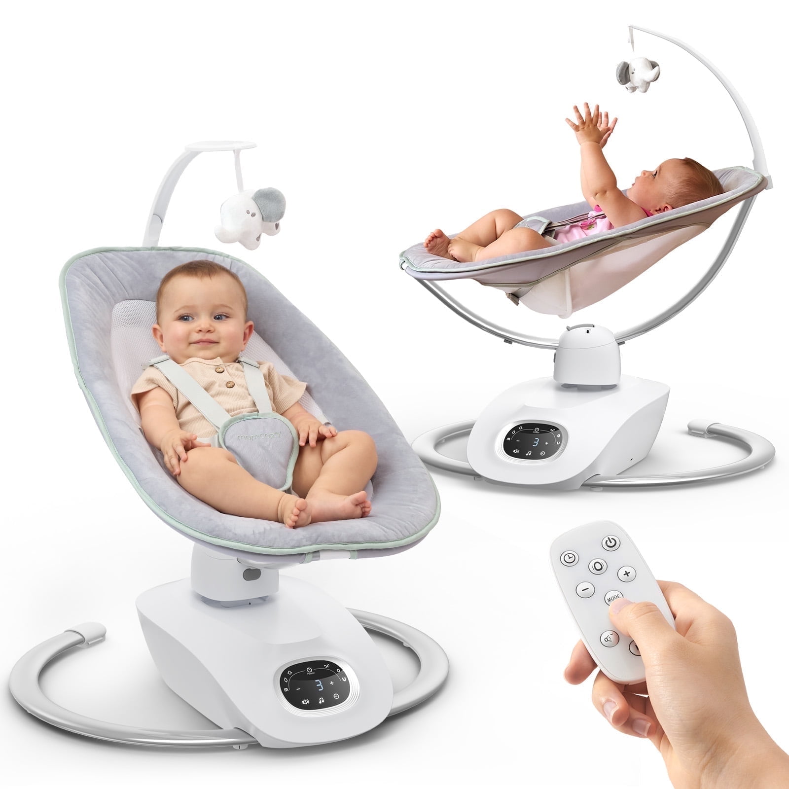Momcozy Baby Swing, Electric Baby Bouncer for Infants, 6 Motions & 4 ...