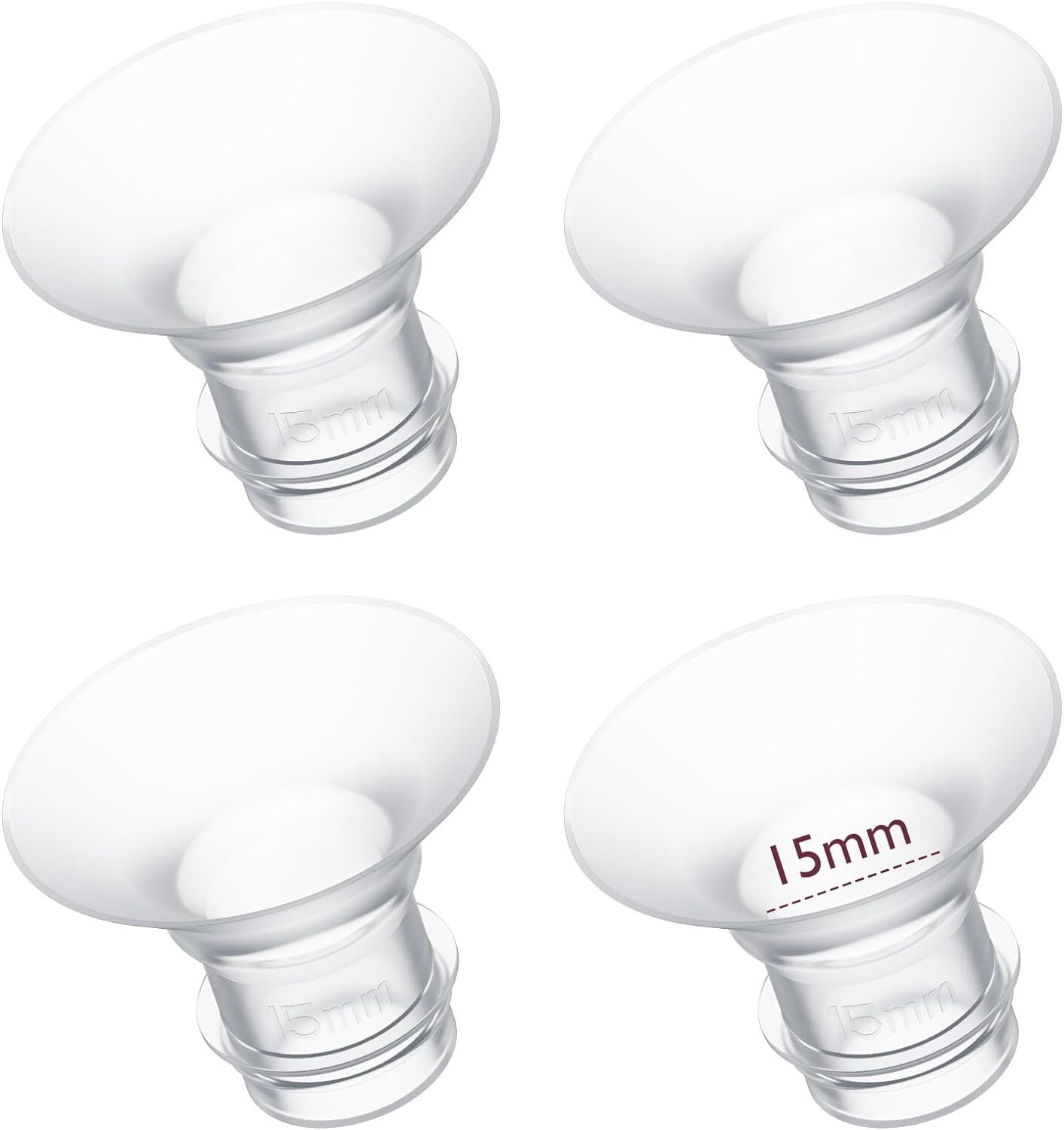 Momcozy Flange Insert 15mm Compatible with 24mm Flange/Shield of Most ...