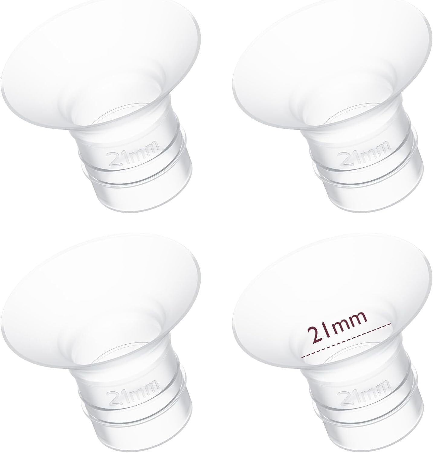 Momcozy Flange Insert 21mm Compatible with 24mm Flange/Shield of Most ...