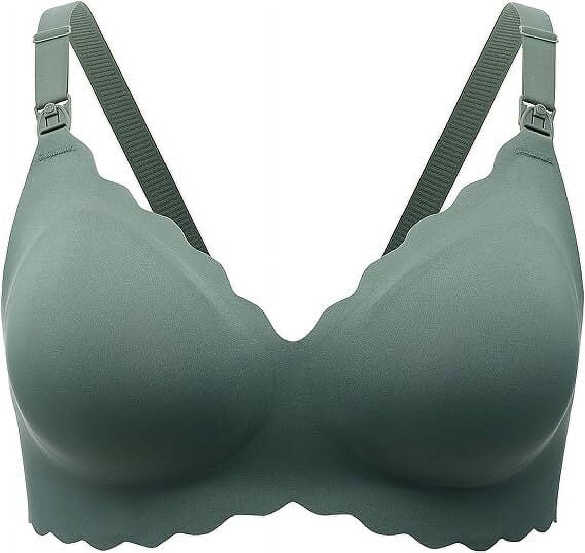 Momcozy Nursing Bras for Breastfeeding, Seamless Pregnancy Maternity ...