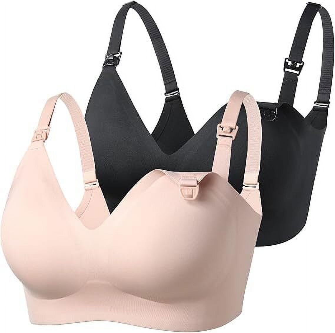 Momcozy Nursing Bras for Breastfeeding, Seamless Ultra Comfort ...