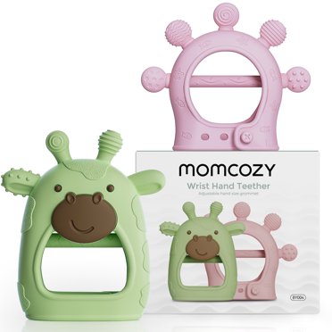 Momcozy Water Baby Teether, Silicone Cold Teether Toys for 0-12 Months ...