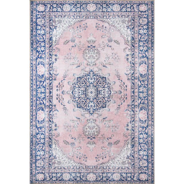 Momeni Afshar Polyester Pink Area Rug 5' X 7'6" - Walmart.com