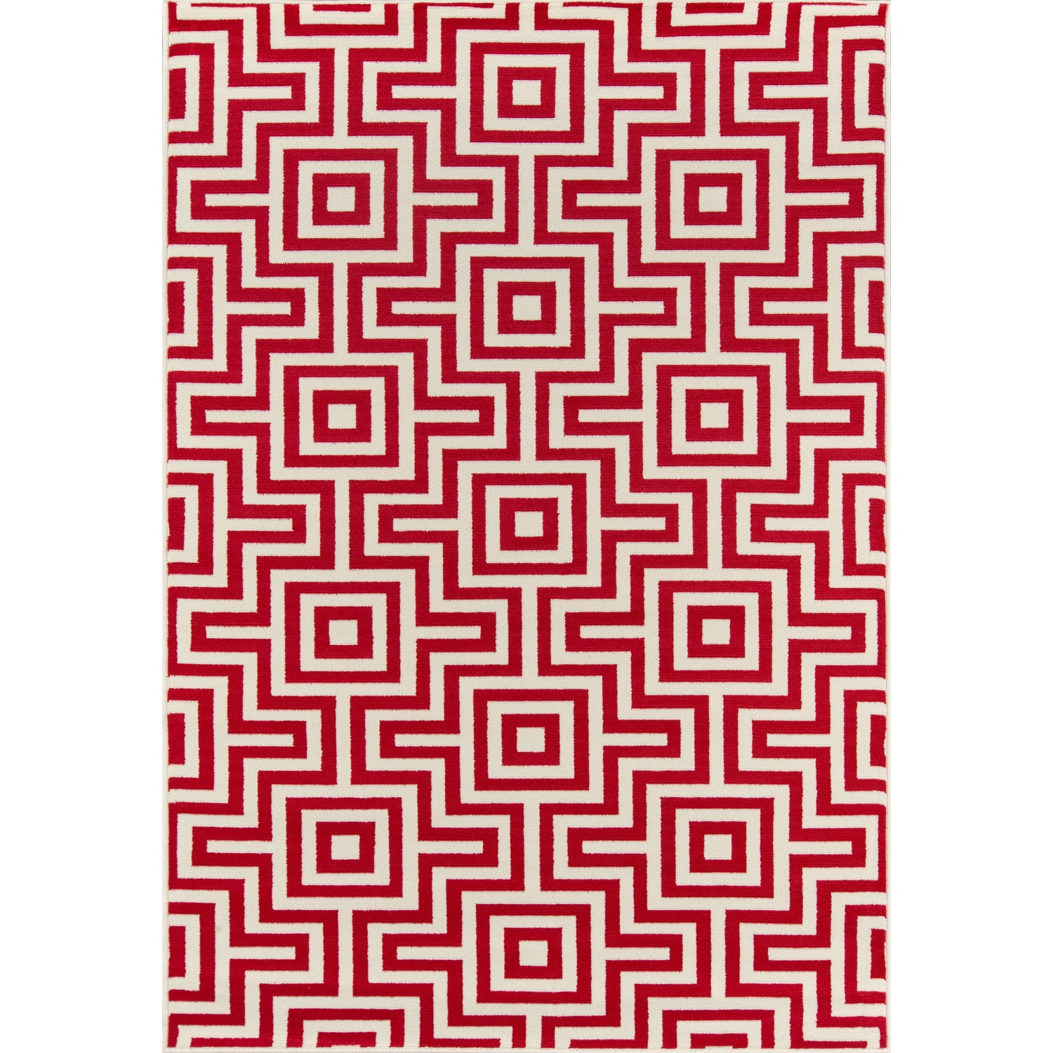 Momeni Rugs BAJA0BAJ10RED7AAA - Walmart.com