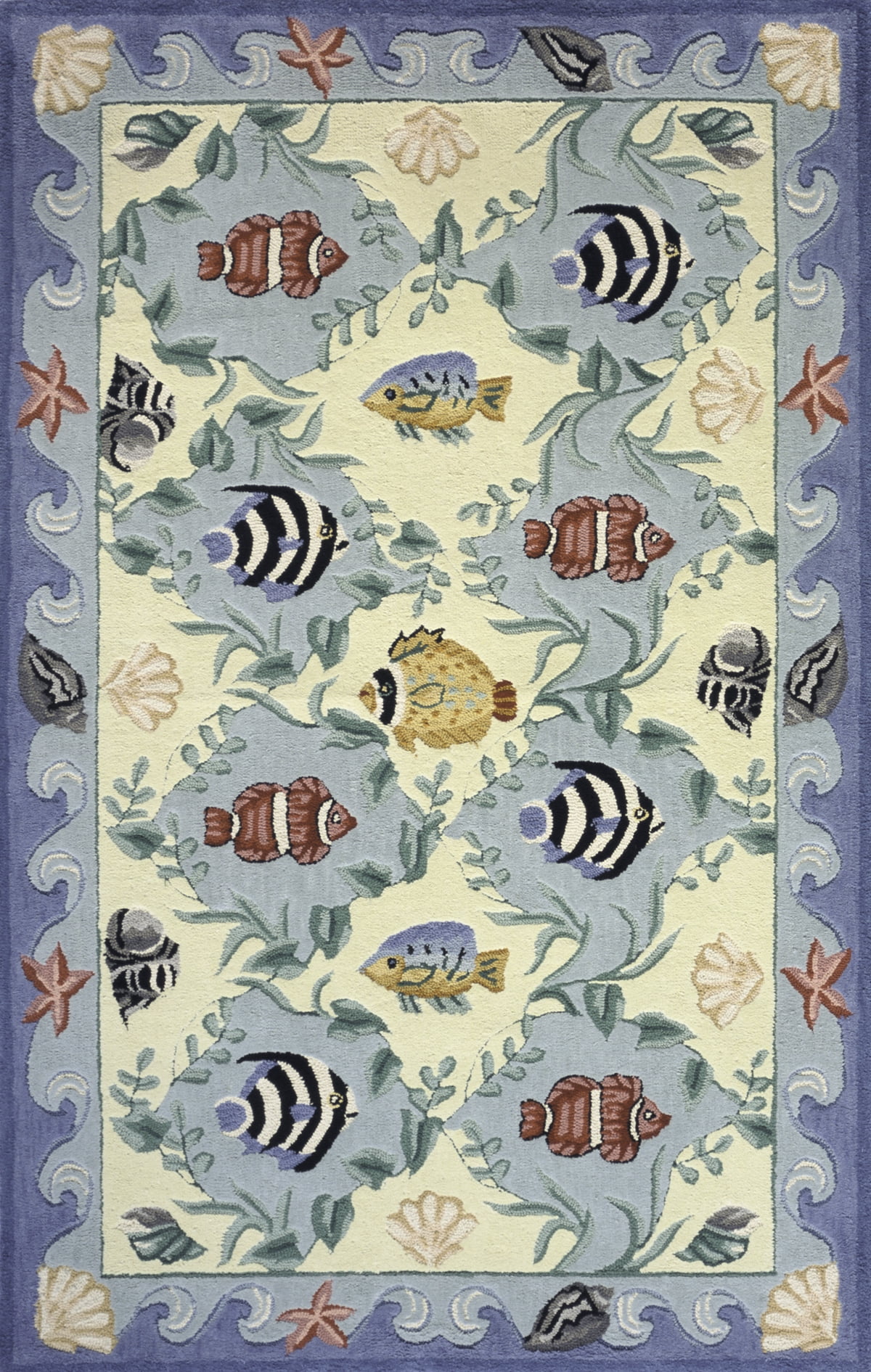 Momeni Coastal Aquarium Area Rug - Walmart.com