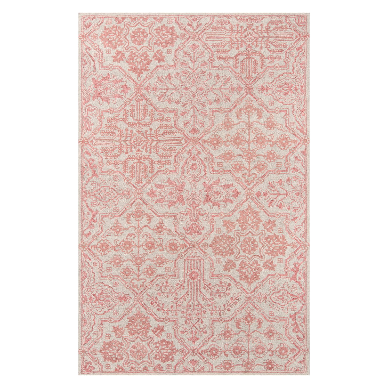 Momeni Cosette Wool Hand Tufted Pink Area Rug 5' X 8' - Walmart.com
