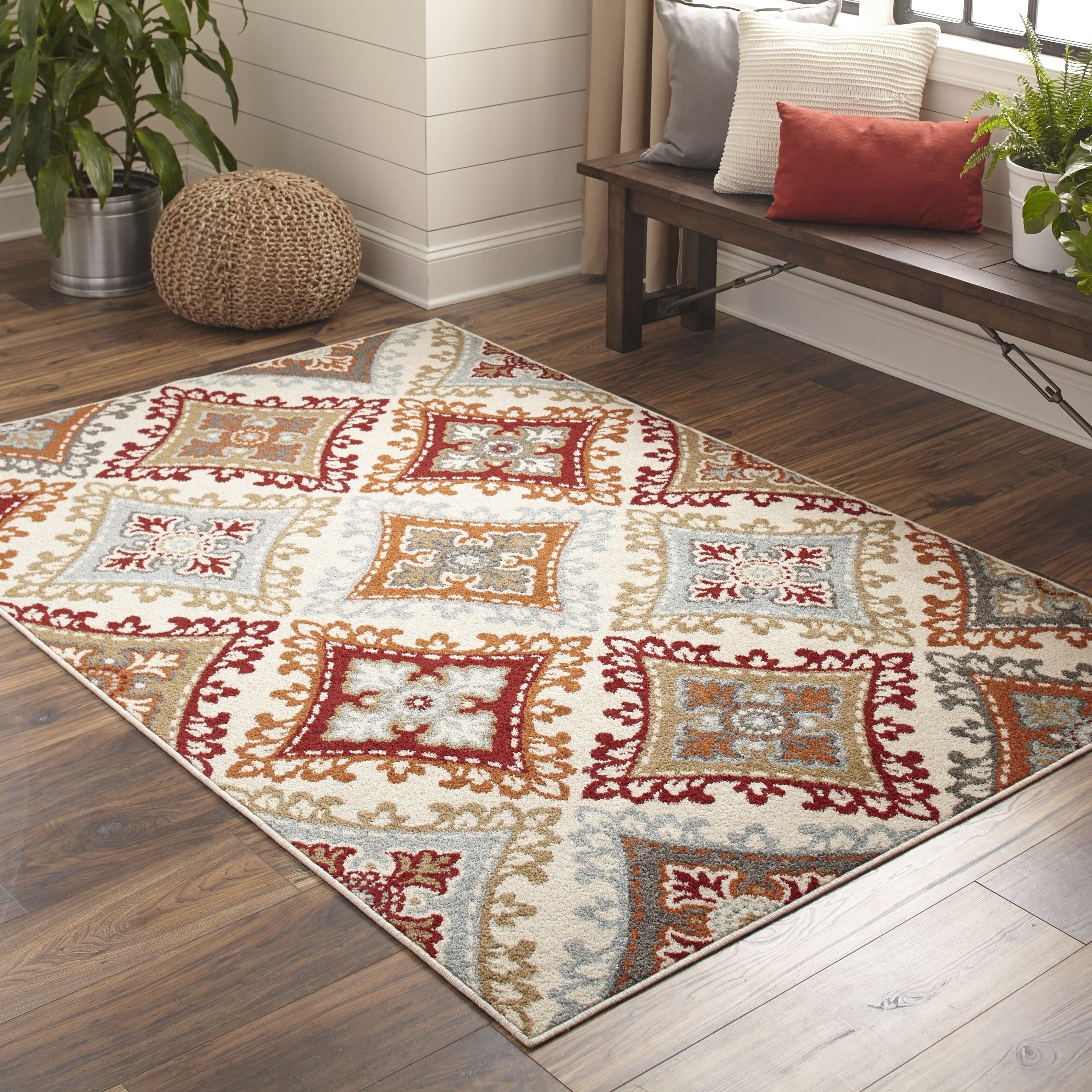 Momeni Ellsworth Geometric Area Rug 3'11" x 5'7" 4' x 6' Indoor ...