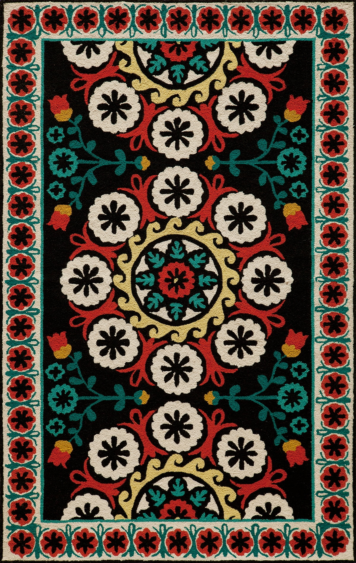 Momeni Floral Flowers Transitional Area Rugs, Multi-color - Walmart.com